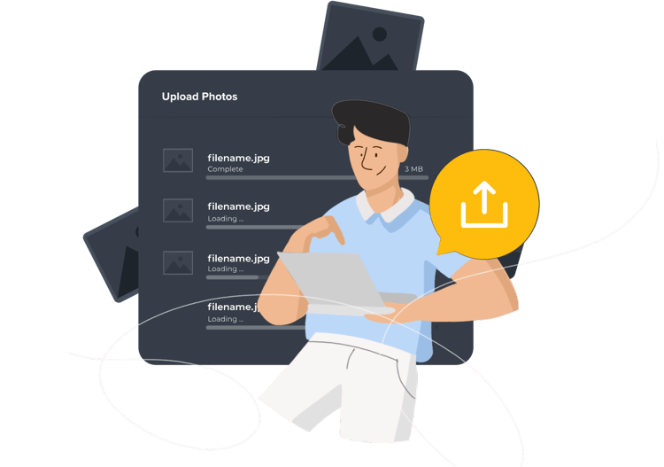 How to share event photos securely using face recognition?